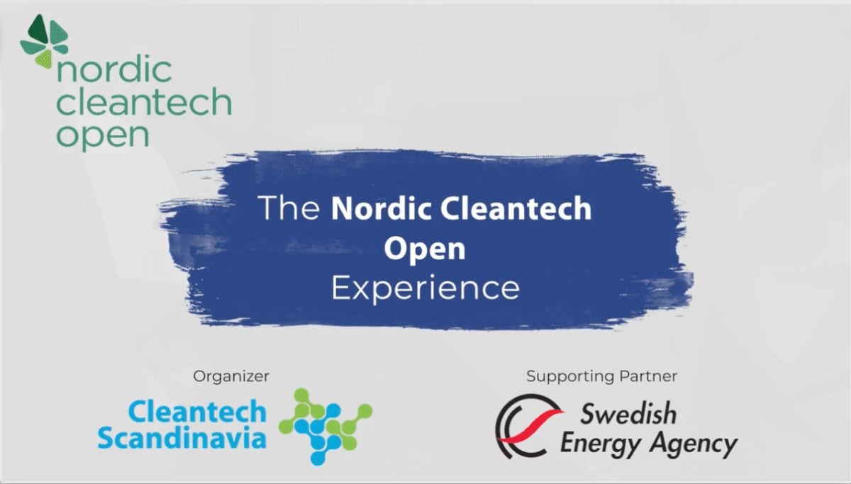 Nordic Cleantech Open | Cleantech Scandinavia